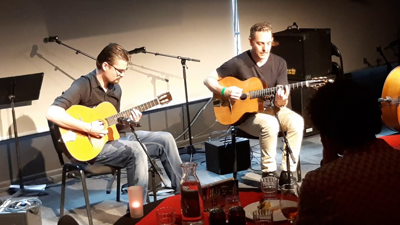 Florent Devos and Simon Kidd. Blue Drag. At Oz Manouche 2019. - YouTube