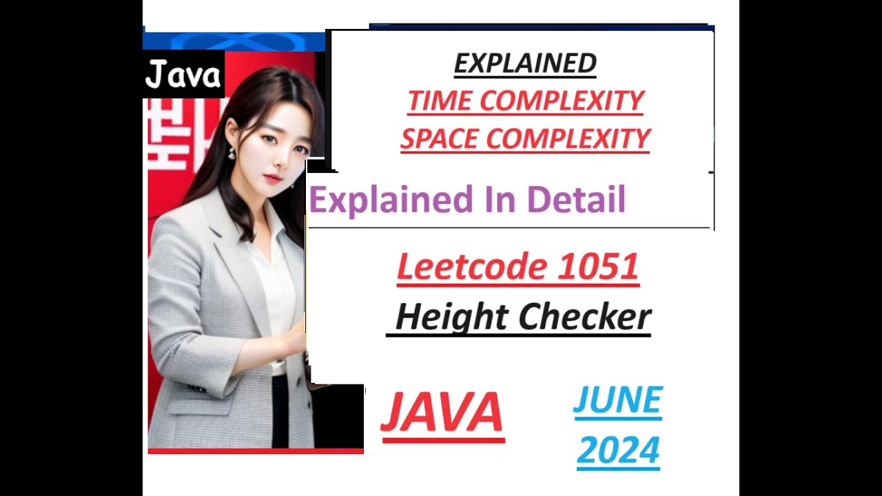 Height Checker Leetcode 1051 Easy Java Developer Coder π Youtube 9857