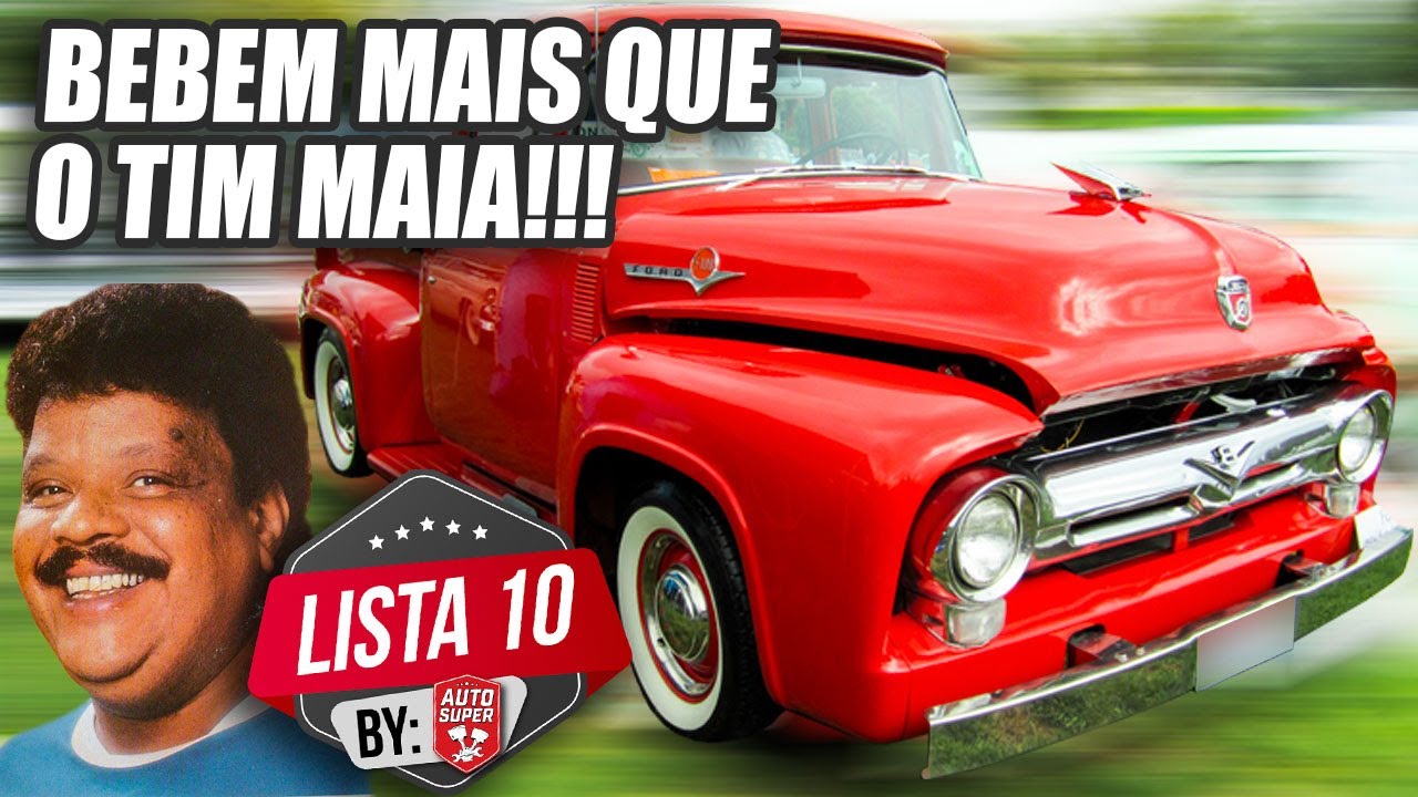 10 CARROS QUE BEBEM MAIS QUE TIM MAIA E AMY WINEHOUSE JUNTOS 🍹 - YouTube