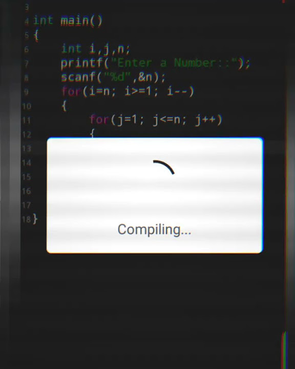 Best Pattern Tutorial Video Ll C Programming Language Ll 💯🧠 Coding Short Youtubeshorts Youtube
