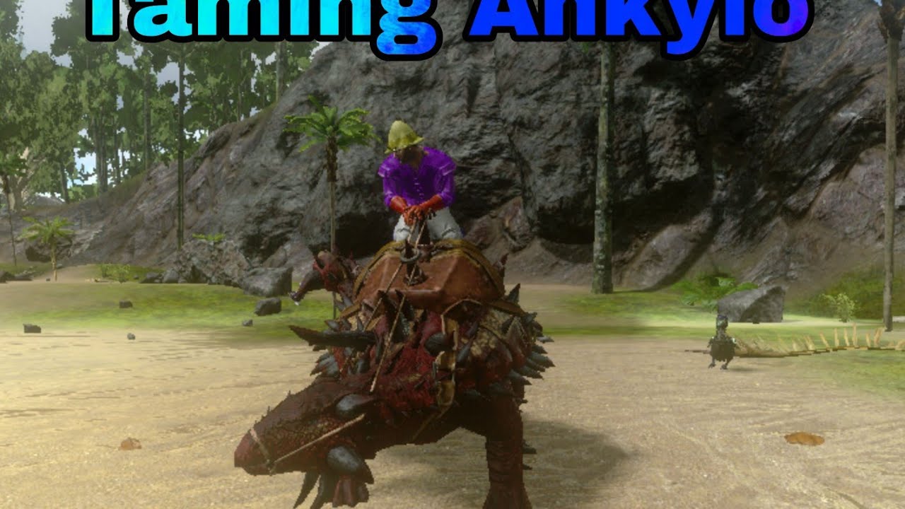 Taming Ankylo || ARK SURVIVAL EVOLVED || Mr.Falcon playz - YouTube