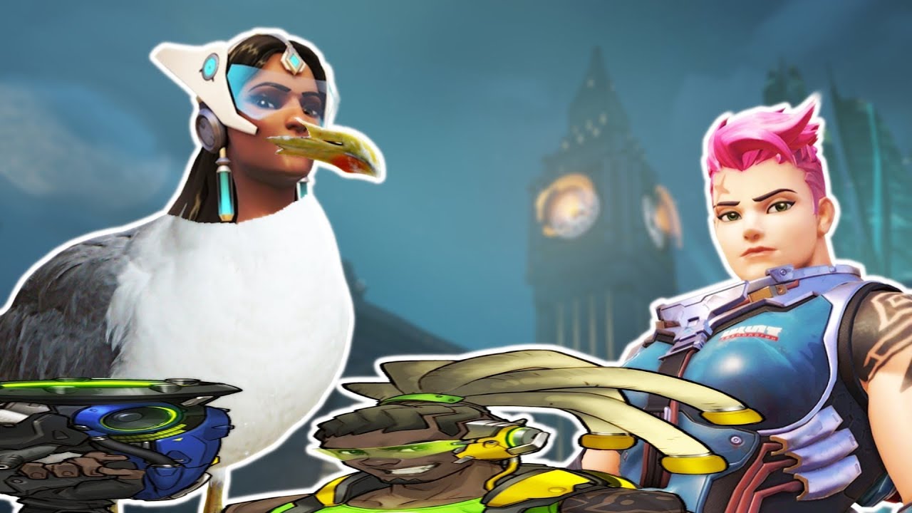 THE RARE SEAGULL DUO + REDSHELL - Overwatch - YouTube