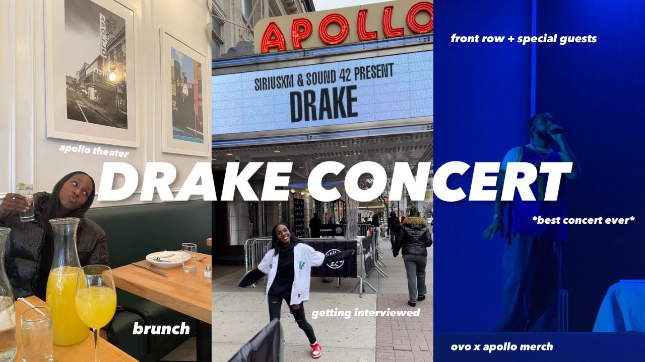 I WON TICKETS TO SEE DRAKE LIVE AT THE APOLLO IN NEW YORK - YouTube