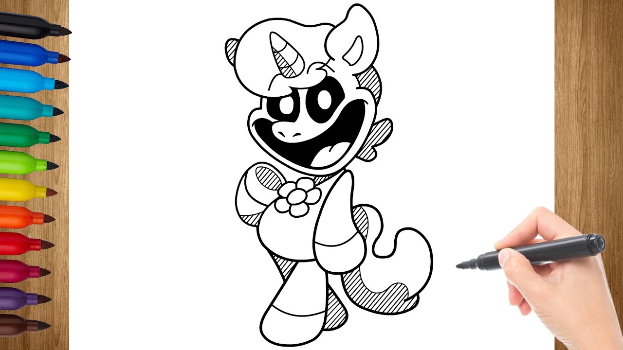 How To Draw CraftyCorn From Smiling Critters l Poppy Playtime Chapter 3 ...