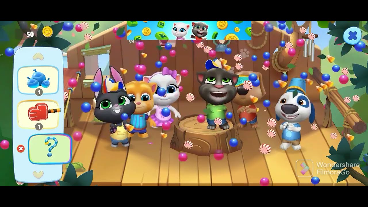 Balloons Game Talking tom 2 // Tom s game Balloons ️ - YouTube