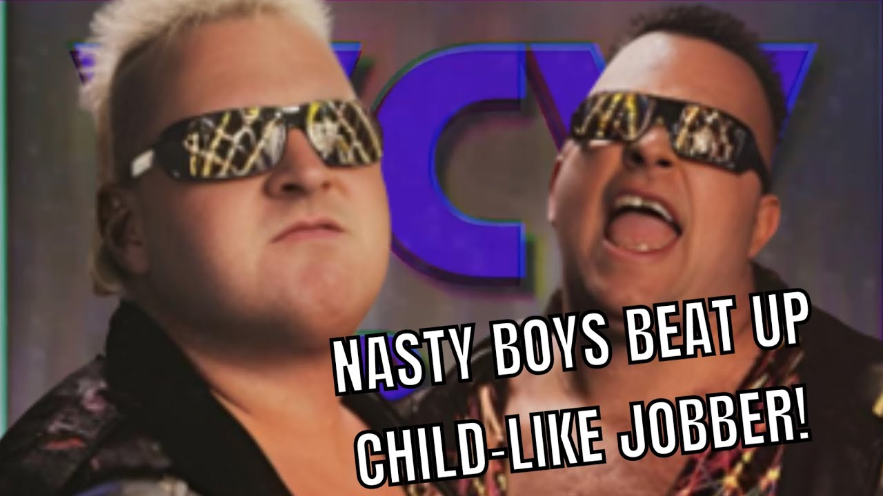 NASTY BOYS Beat Up Little Boy Jobber! (not really a child) - YouTube