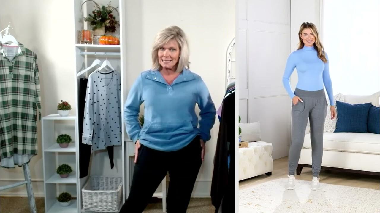 Cuddl Duds Layers Softwear with Stretch Joggers on QVC - YouTube