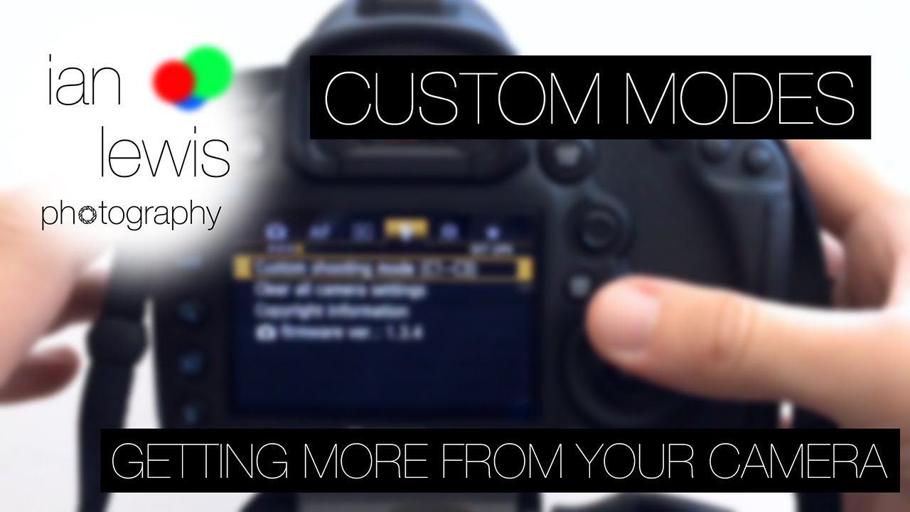 Setting up Custom Modes - Canon - YouTube