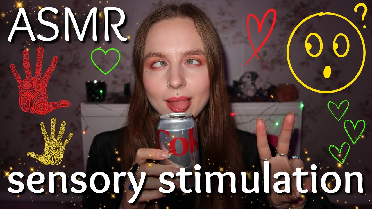 asmr SENSORY STIMULATION for ADHD (with binaural beats for focus) - YouTube