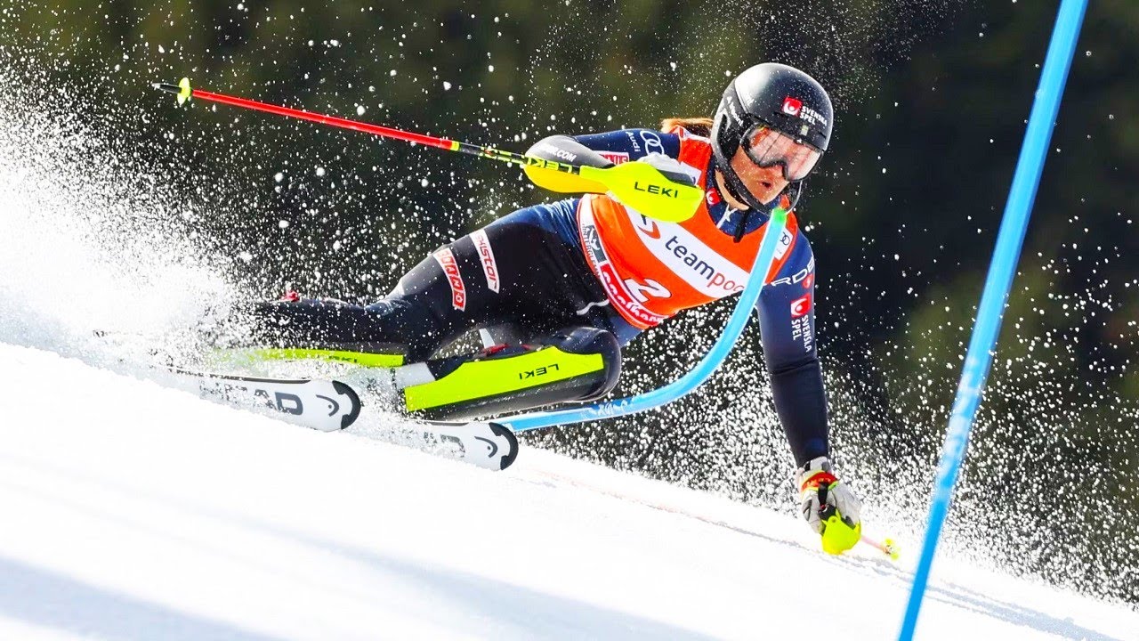 FIS Alpine Ski World Cup - Women's Slalom (Run 1) - Saalbach AUT - 2024 ...