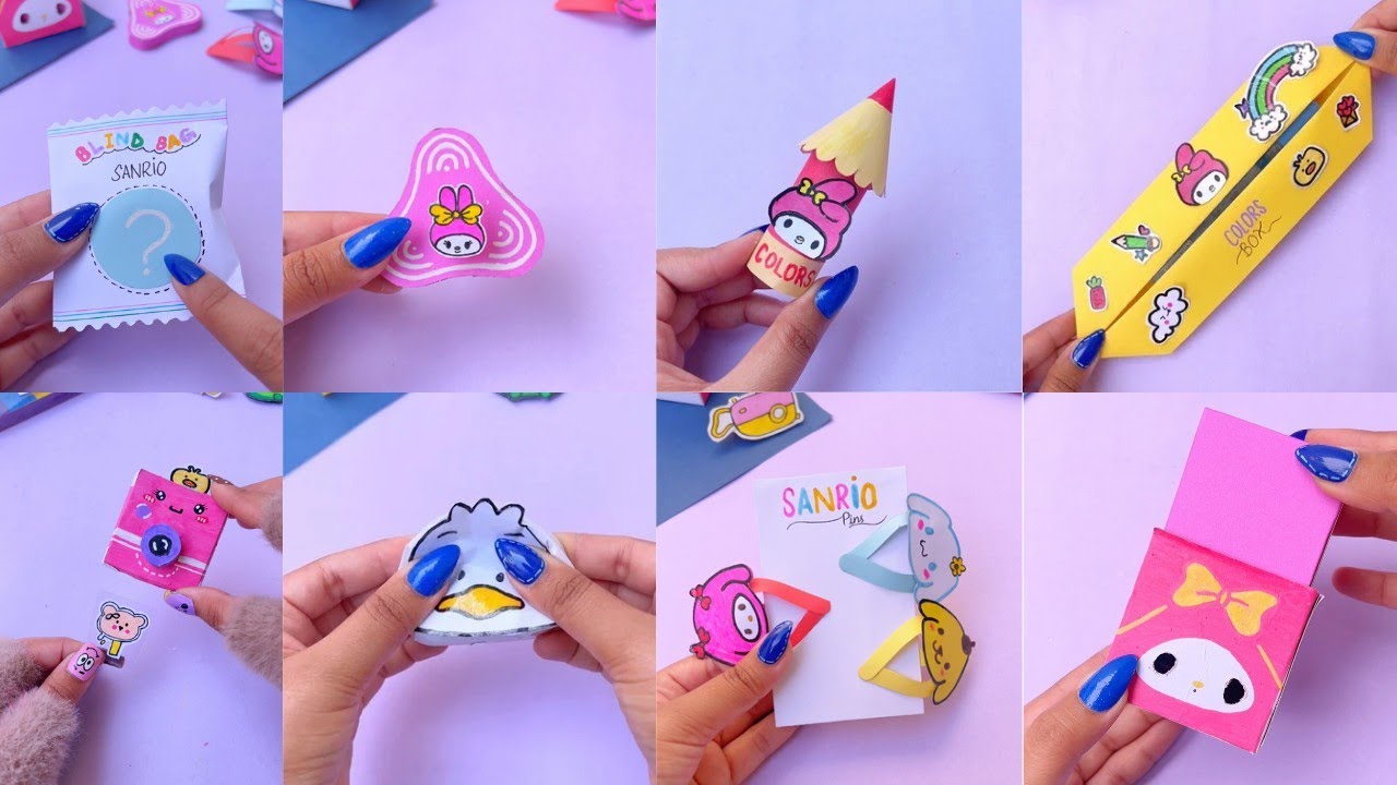 DIY Sanrio crafts Shorts video compilation 🤯😍 - YouTube