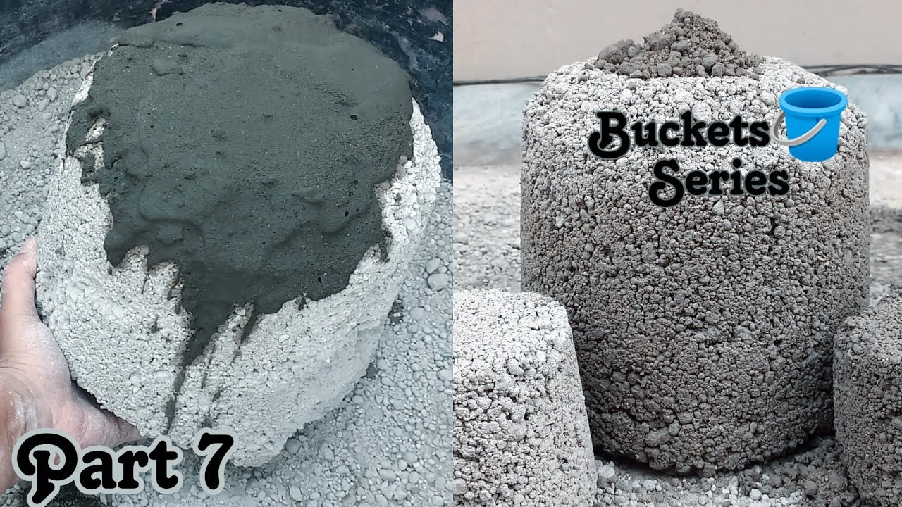 Gritty cement asmr | Huge Buckets Series | Last Part @ridanaz5832 ...