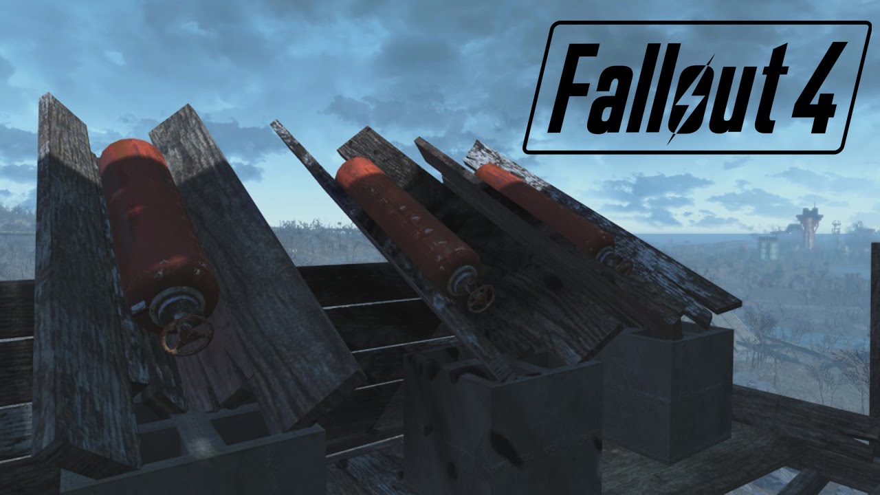 FALLOUT 4 SECRET MAKESHIFT MISSILE LAUNCHER! - YouTube