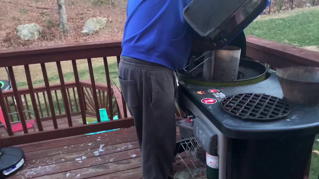 Strip Steak on the Weber Performer with vortex and sear grate - YouTube