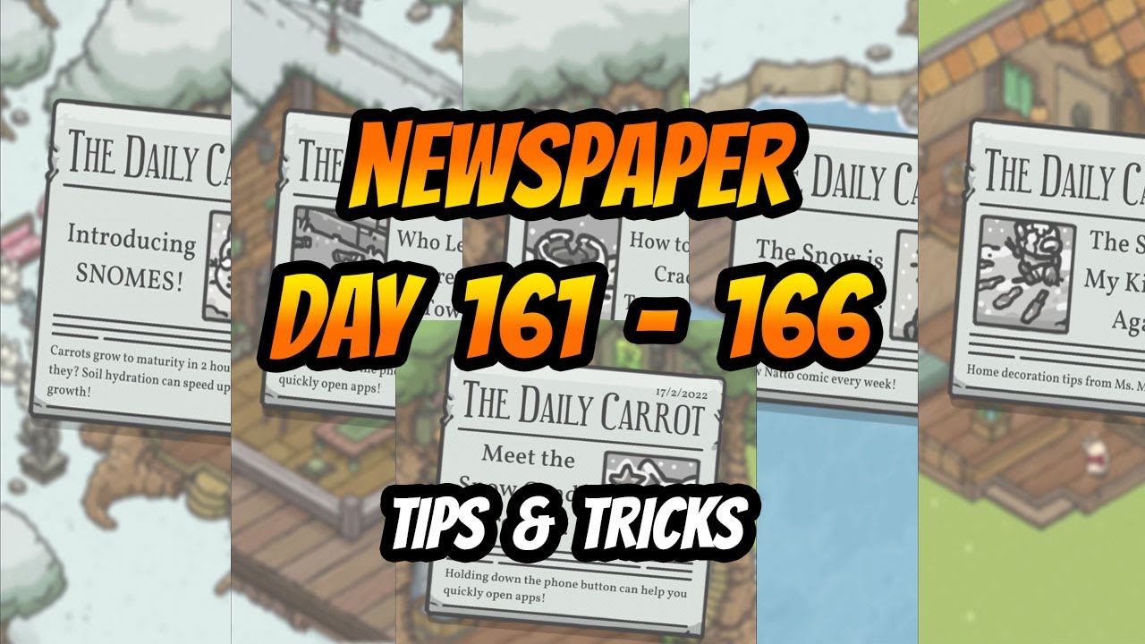 TSUKI'S ODYSSEY Newspaper Day 161 - 166 | Tips & Tricks #34 - YouTube