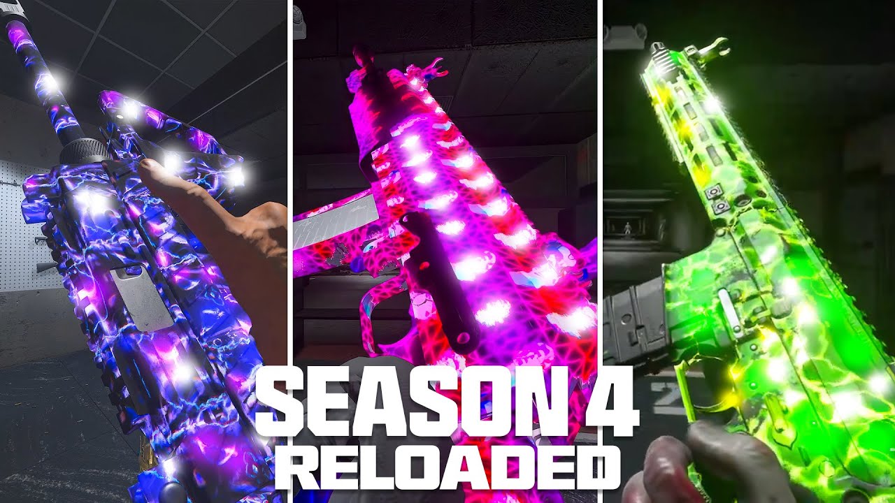 How To Unlock ALL 20+ Animated Camos in Season 4 Reloaded! (EARLY CAMO ...