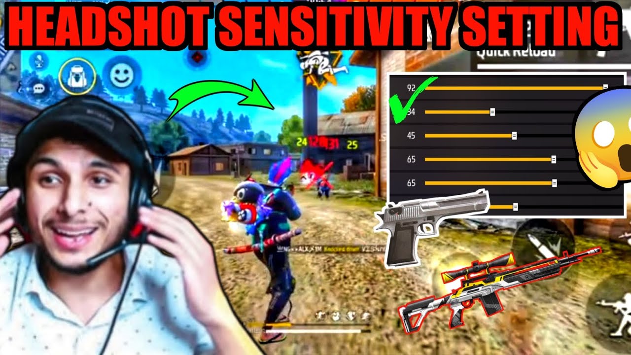 Free Fire Headshot Setting 2023 🔥| BEST SENSITIVITY SETTING ⚙️| One Tap ...