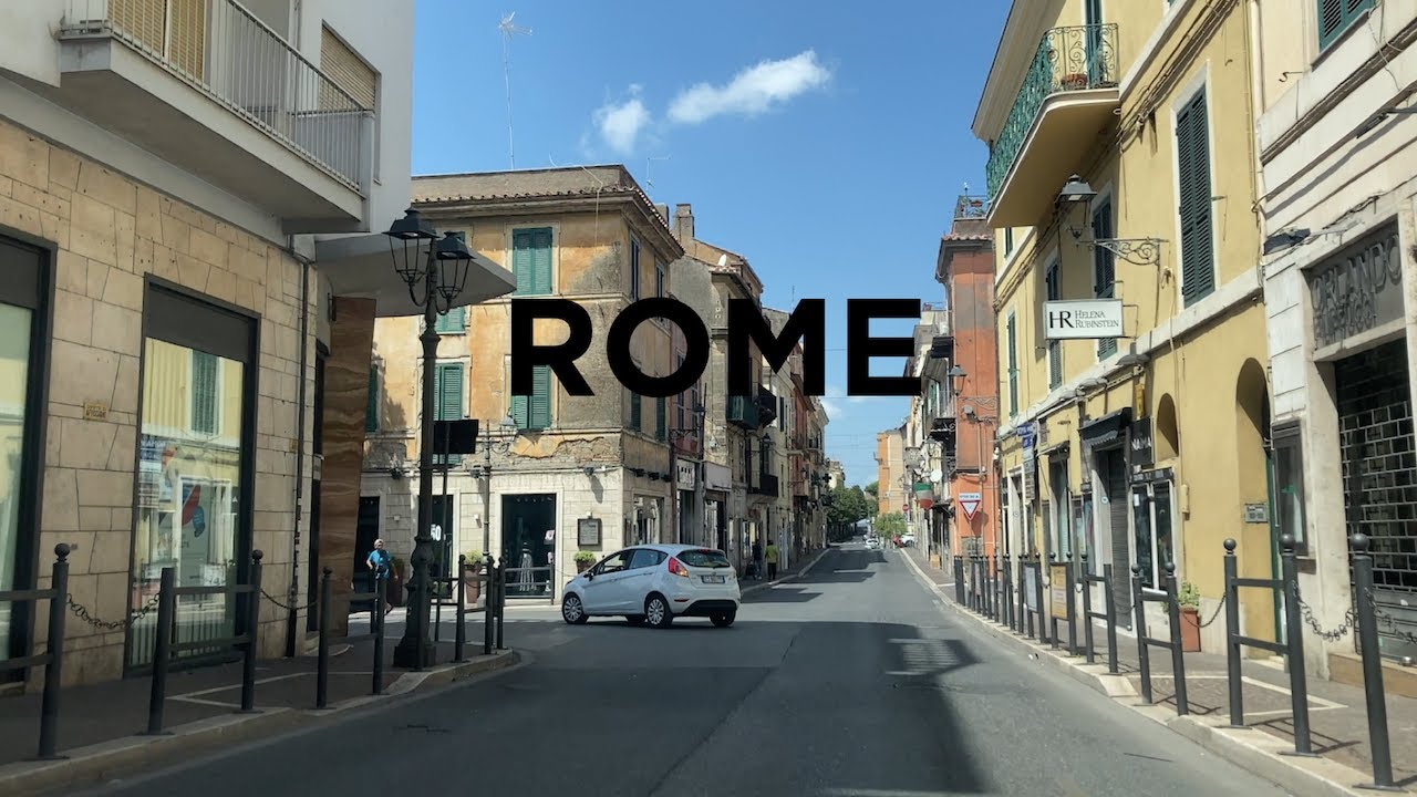 Rome, Italy 🇮🇹 | A drive through the roman countryside 🌿 | The Popes ...