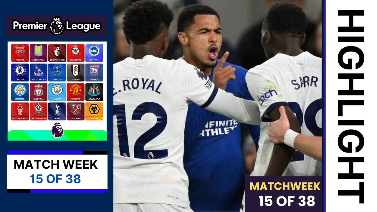 Things got heat on Matchweek 15 - PREMIER LEAGUE FIXTURES 2024/25 | ‪@GDBET333_SPORT‬ - YouTube