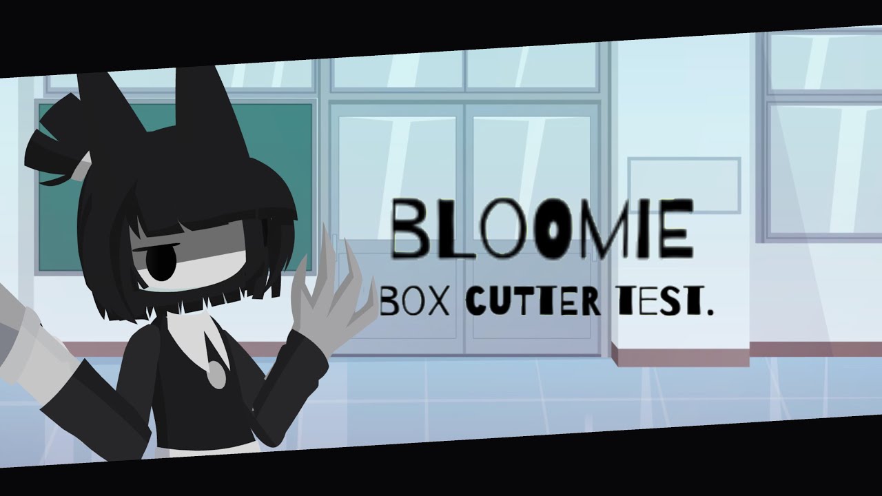 Miss bloomie box cutter test. - YouTube