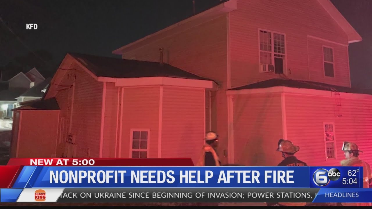 Nonprofit needs help after fire - YouTube