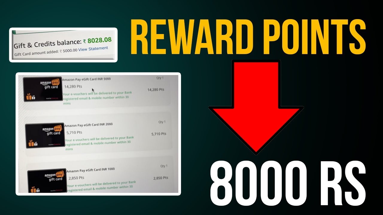 Reward Points To 8000 Rs - YouTube