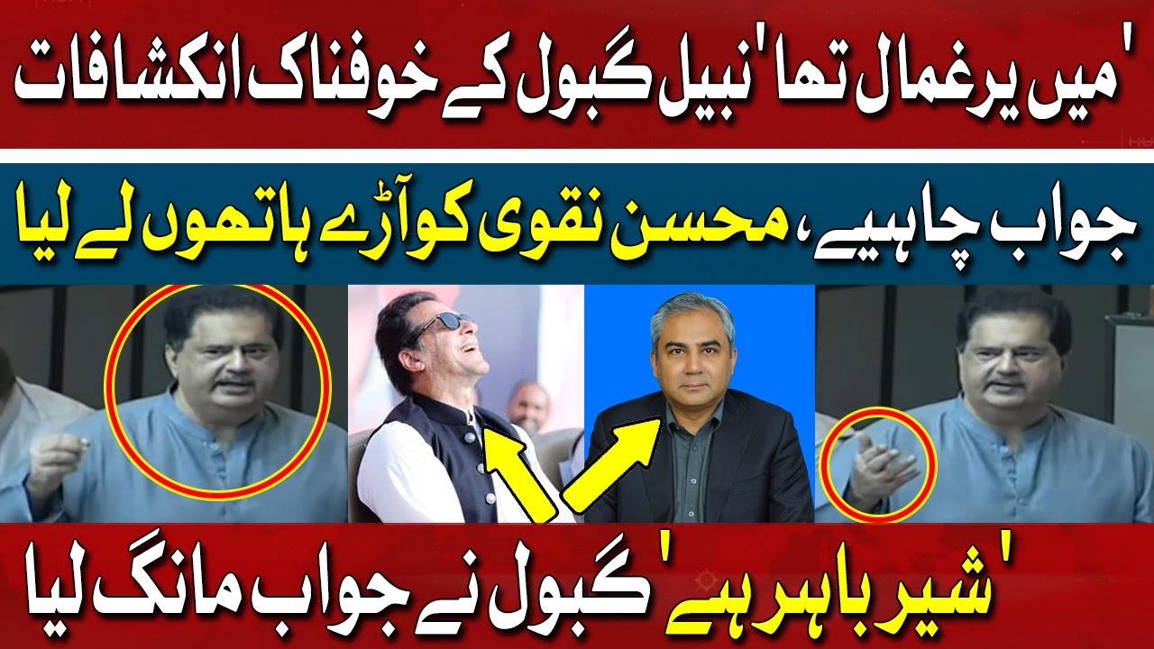 'Minister Shab' Nabeel Gabol Slams Mohsin Naqvi in National Assembly ...