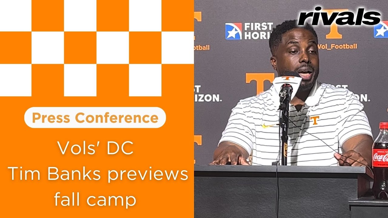 PRESS CONFERENCE: Tennessee football defensive coordinator Tim Banks ...