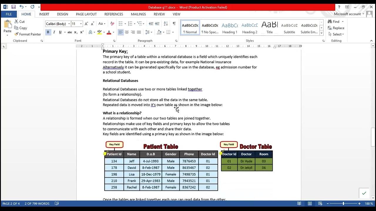 Grade 11 DataBase- Part 1 - YouTube