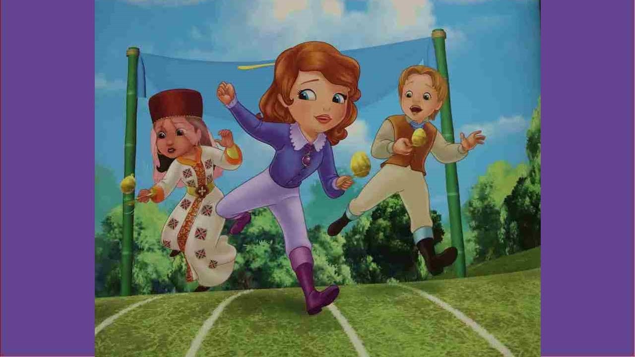 Princess Sofia the First Reading Royal Sports Day - YouTube