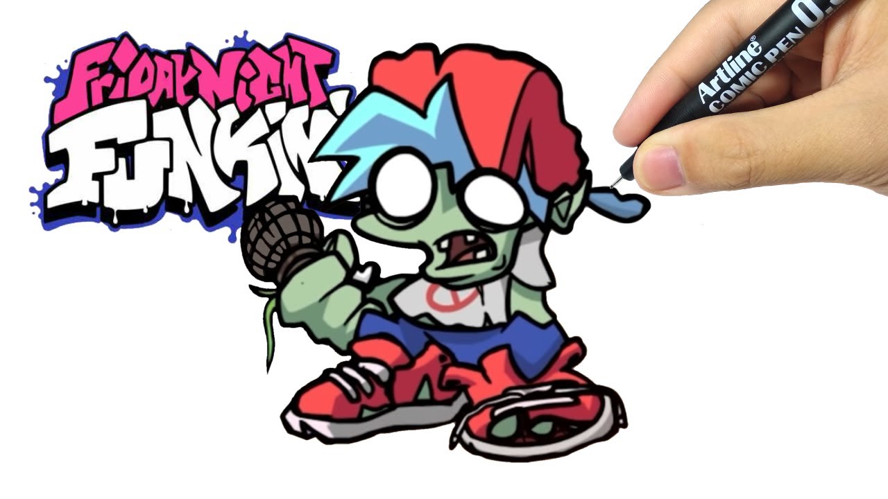 How To Draw Zombie Boyfriend, How to draw Boyfriend, How to draw ...