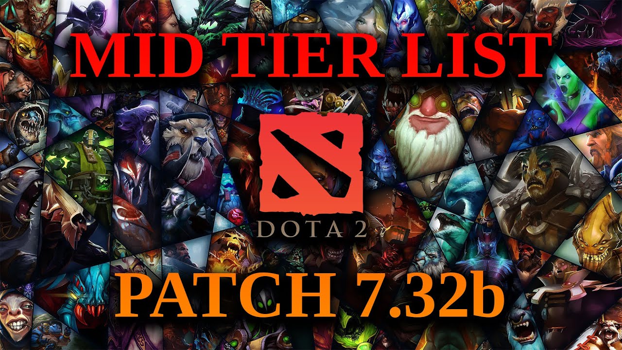7.32b Mid Tier List - YouTube
