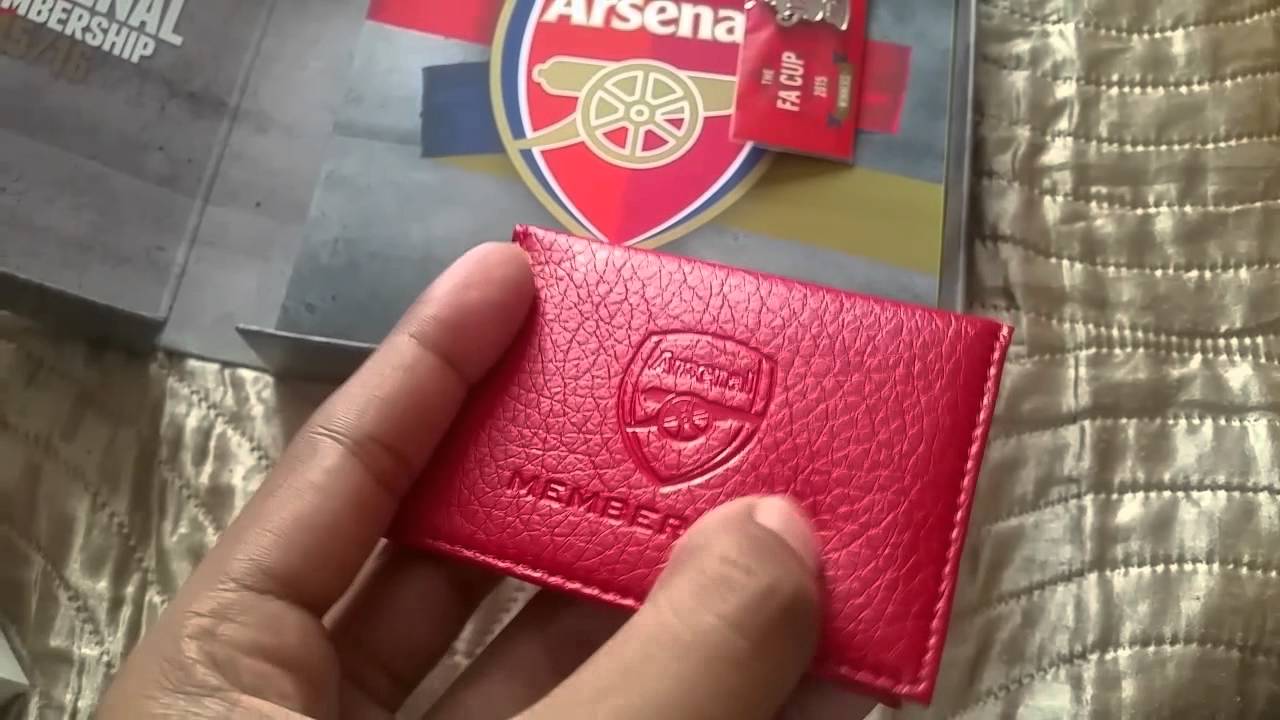 Arsenal Membership Pack Unboxing 2015/16 - YouTube