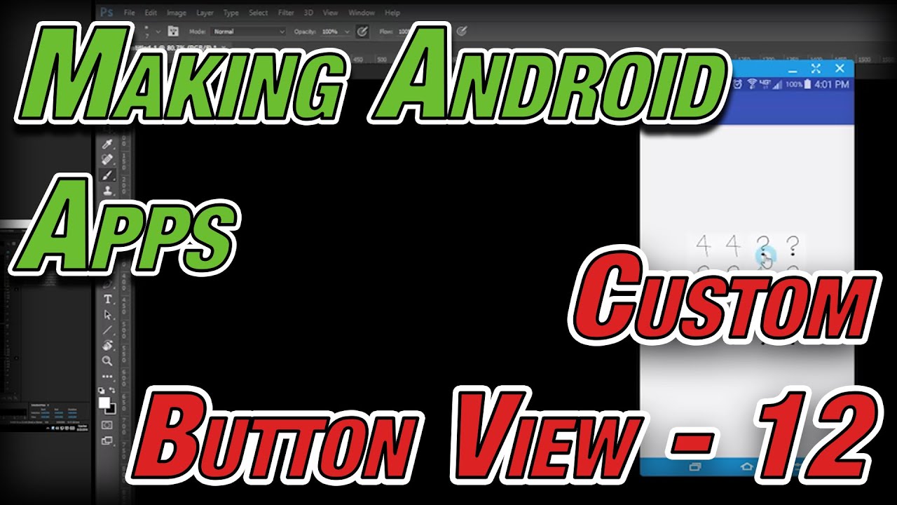 Making Android Apps - 12 - Memory Game Custom Button View - YouTube