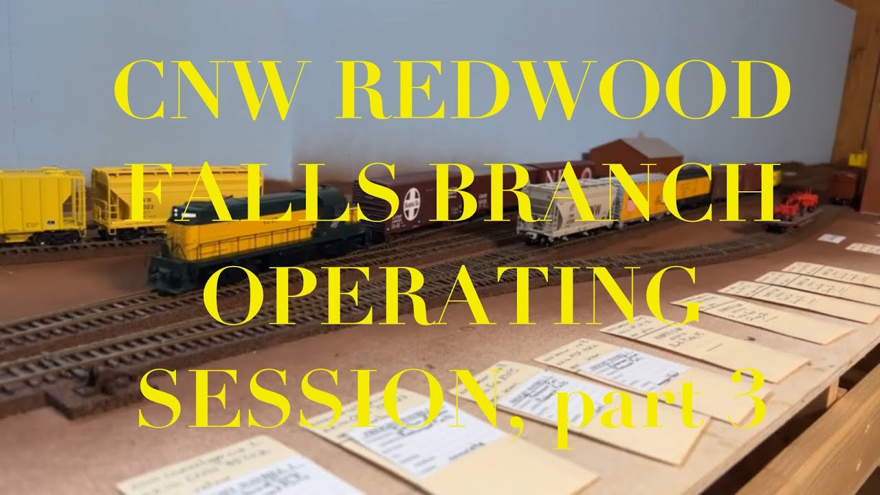 Operating the CNW Redwood Falls Branch in HO scale, part 3 - YouTube
