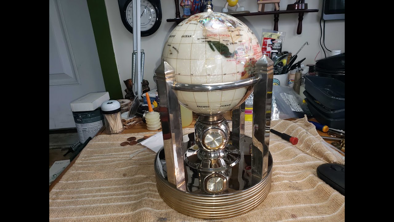 World Globe Clock - YouTube