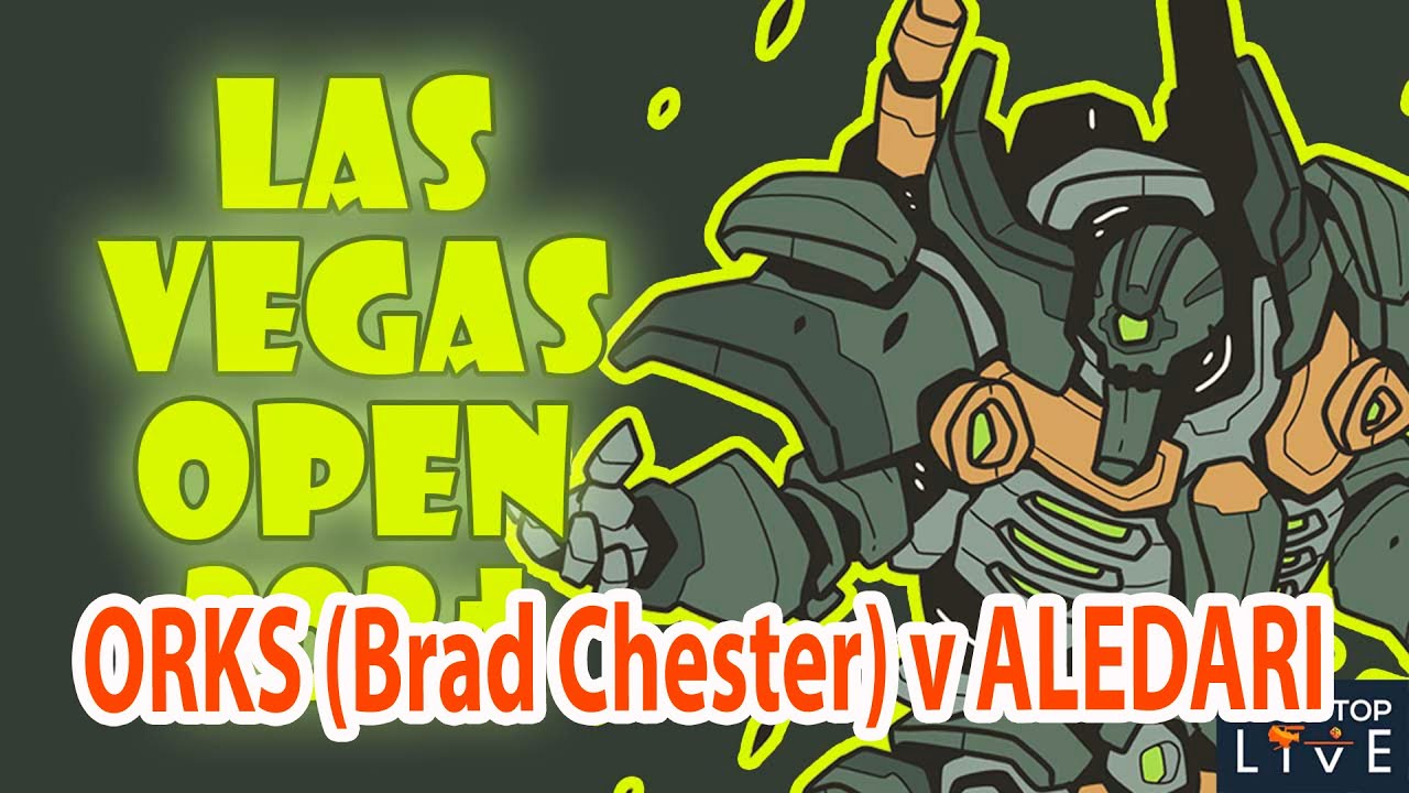 LVO 2024 Warhammer 40k Champs Day 2 - Orks (Brad Chester) v Aeldari ...