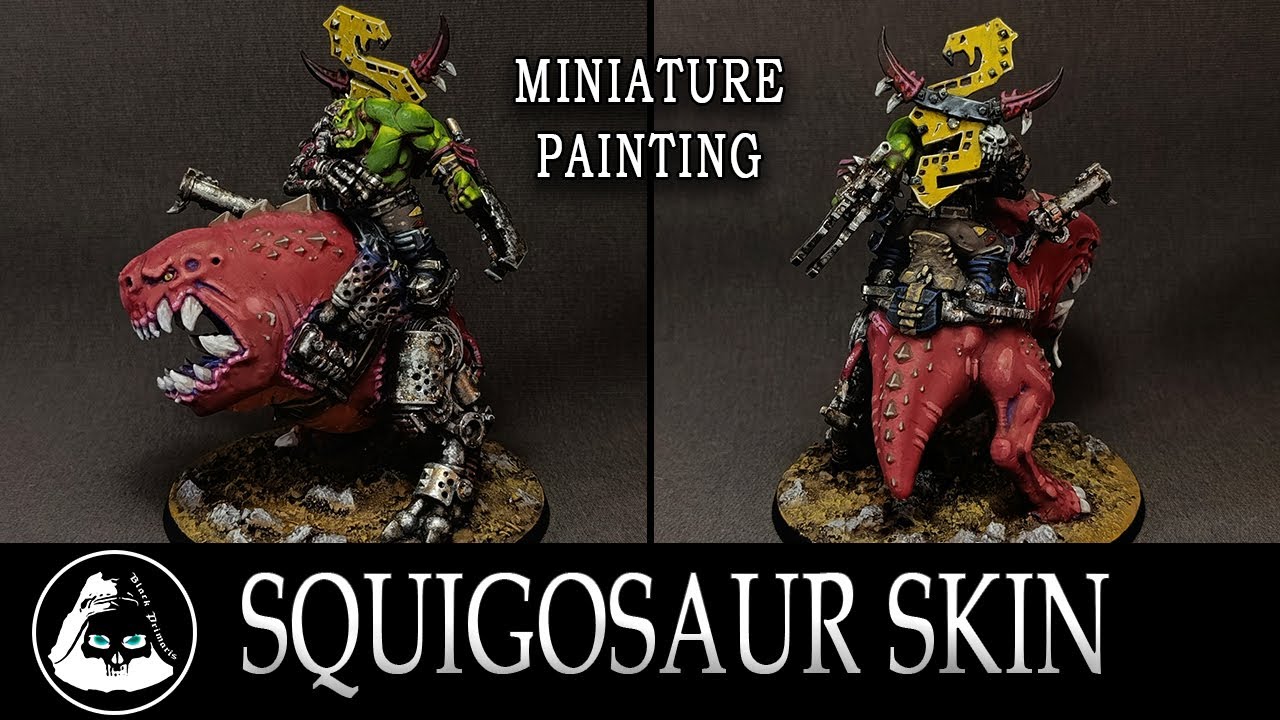 How to Masterfully Paint a Squigosaur Miniature in Easy Steps! - YouTube