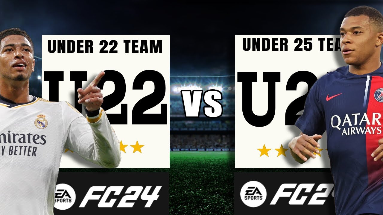 Under 22 vs Under 25 in FC24... - YouTube