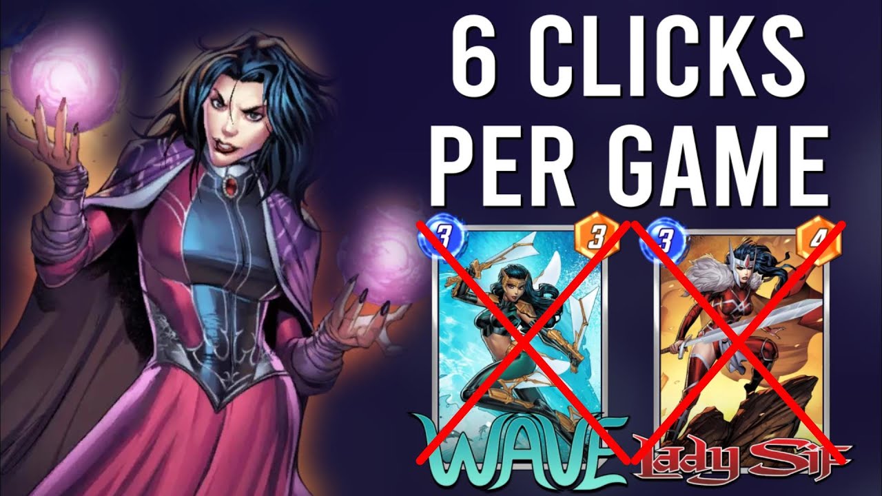 Full Autoplay Agatha Deck in Marvel Snap - 6 Clicks Per Game - YouTube