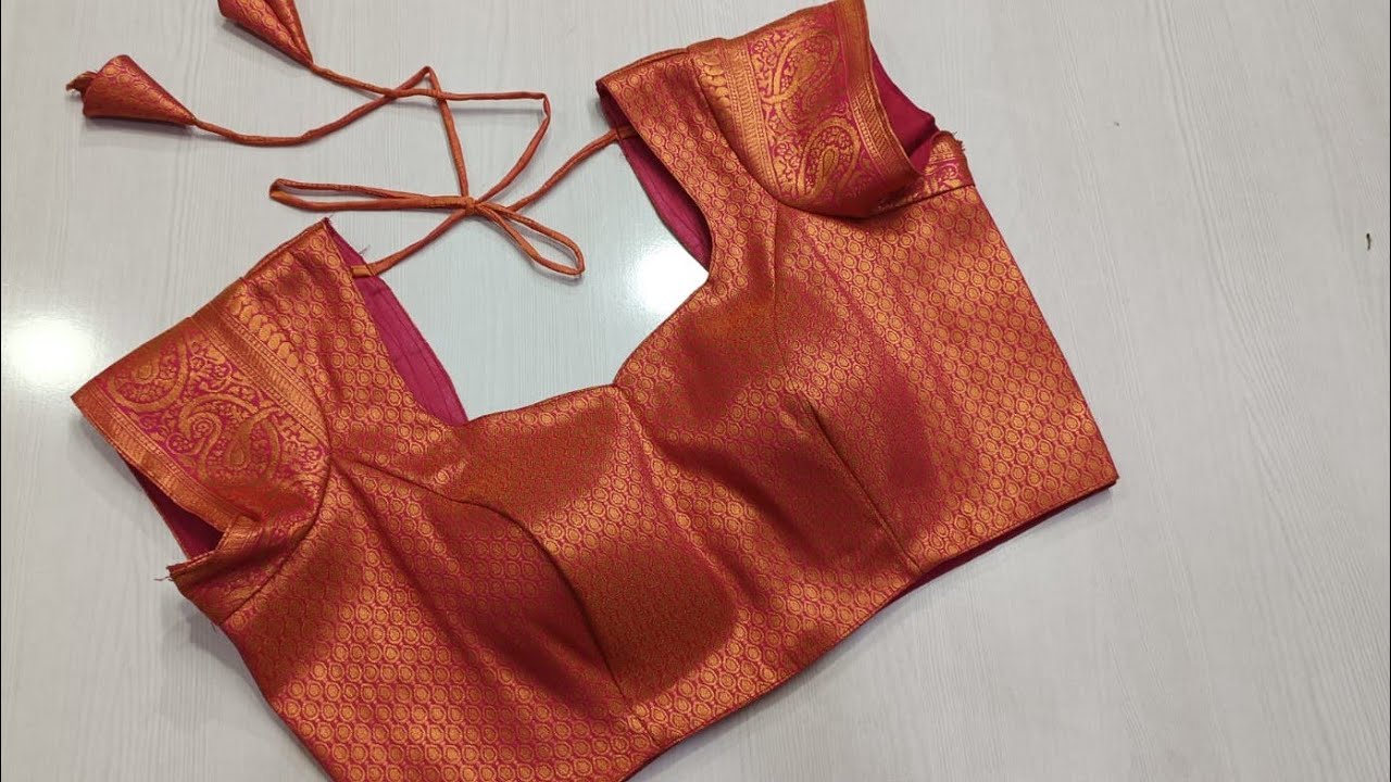 38 size Prince Cut Blouse Cutting and Stitching | Back huck padded ...