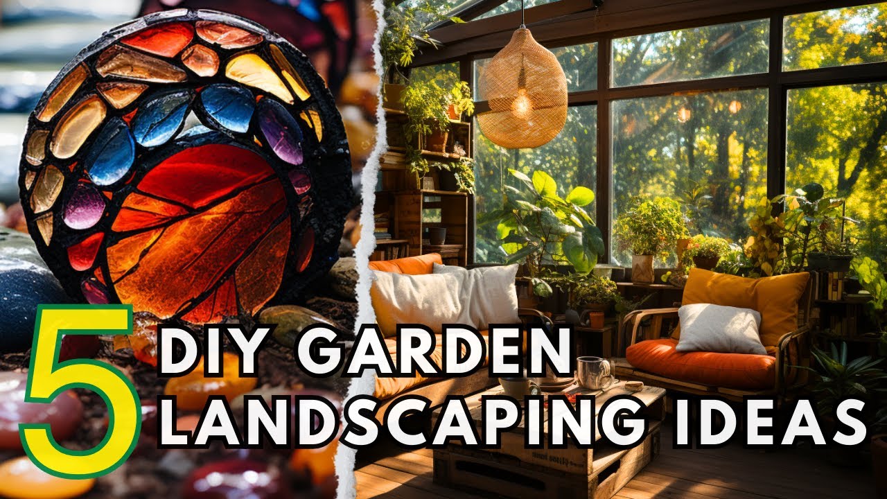 5 DIY Garden Landscaping Ideas That Will Amaze You - YouTube