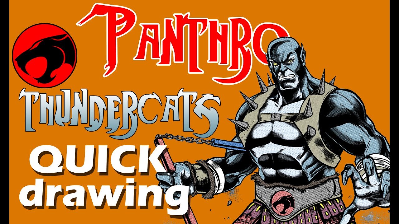 Panthro Thundercats Quick drawing. - YouTube