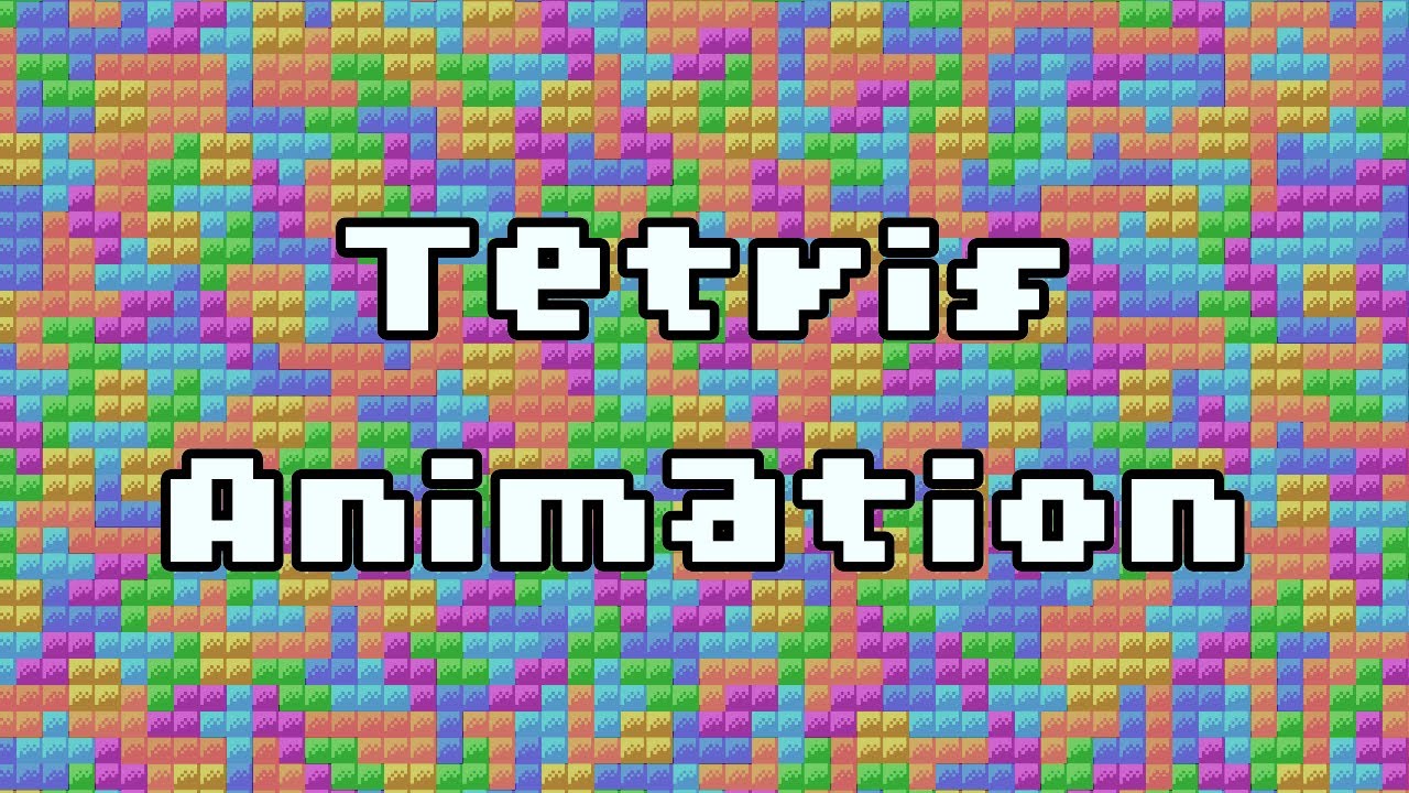 Tetris Animation (3D animation practice) - YouTube