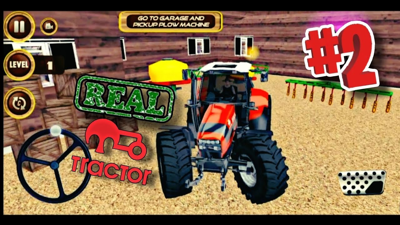Real Tractor Farming Simulator 3D | Tractor Wali Game #2 - Android ...