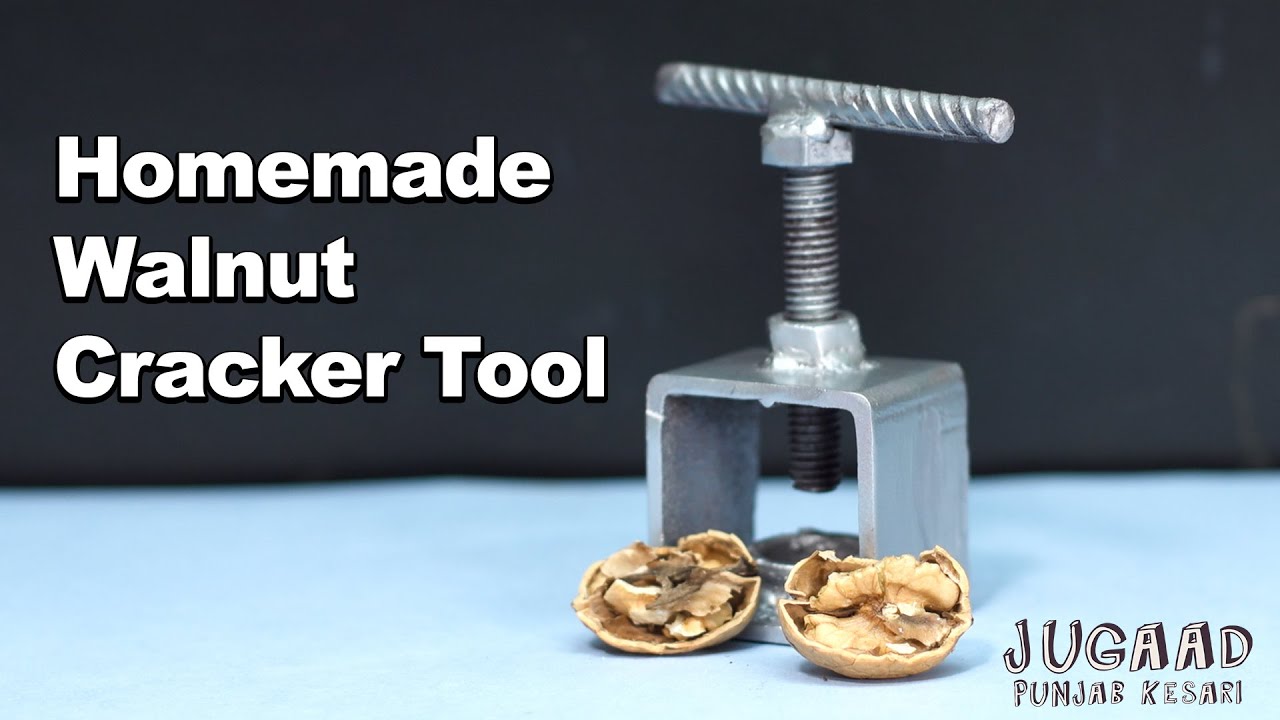 Homemade Walnut Cracker Tool - YouTube