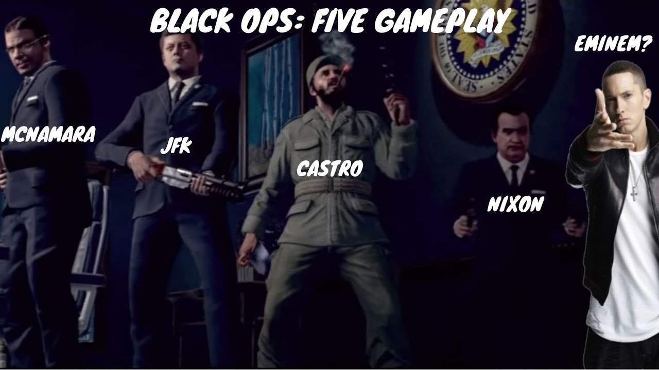 Road to Call of Duty Cold War Zombies - Five Gameplay - Eminem Makes ...