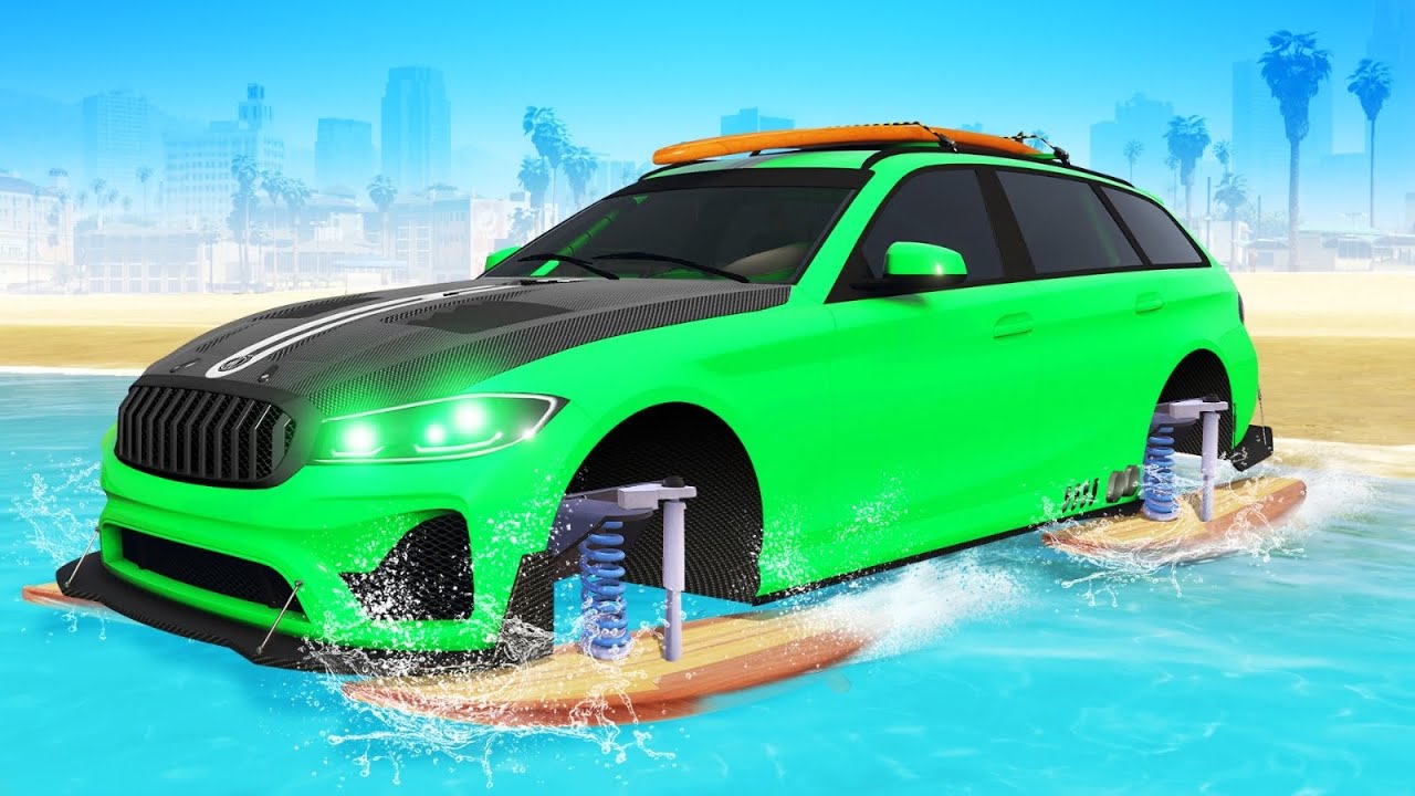 *NEW* Supercar That SURFS ON WATER! (GTA 5 DLC) - YouTube