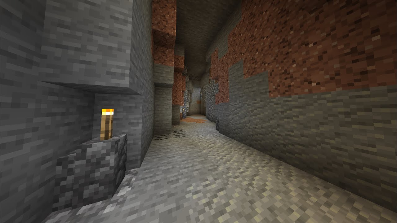 Connecting my custom ravine to my 4th mountain base in my survival ...