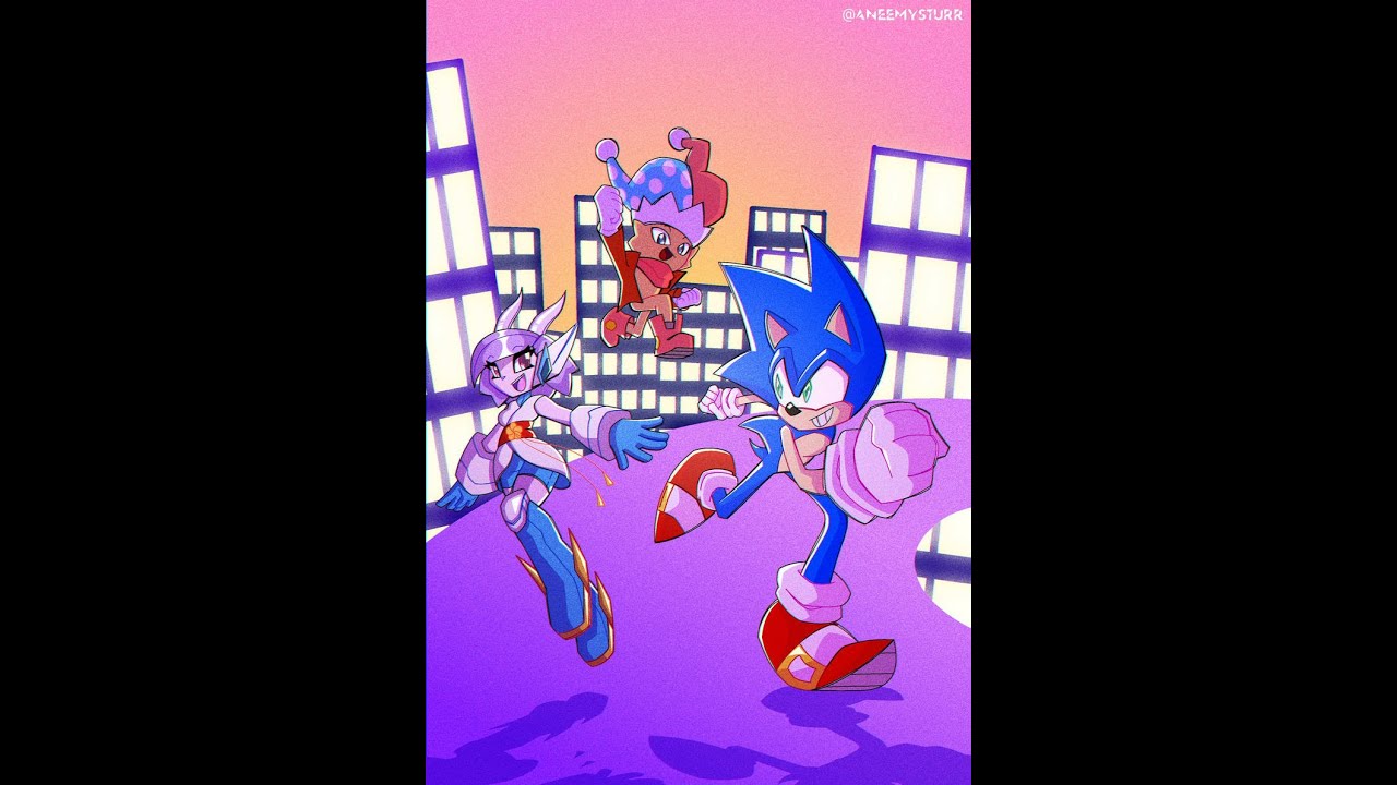 SSF2 Mod Battle: Sonic V3 and Lilac Vs Spark - YouTube